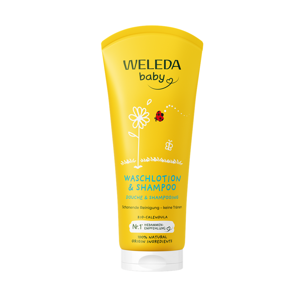 Lotiune de curatare si sampon cu galbenele Baby, 200 ml, We : Farmacia ...