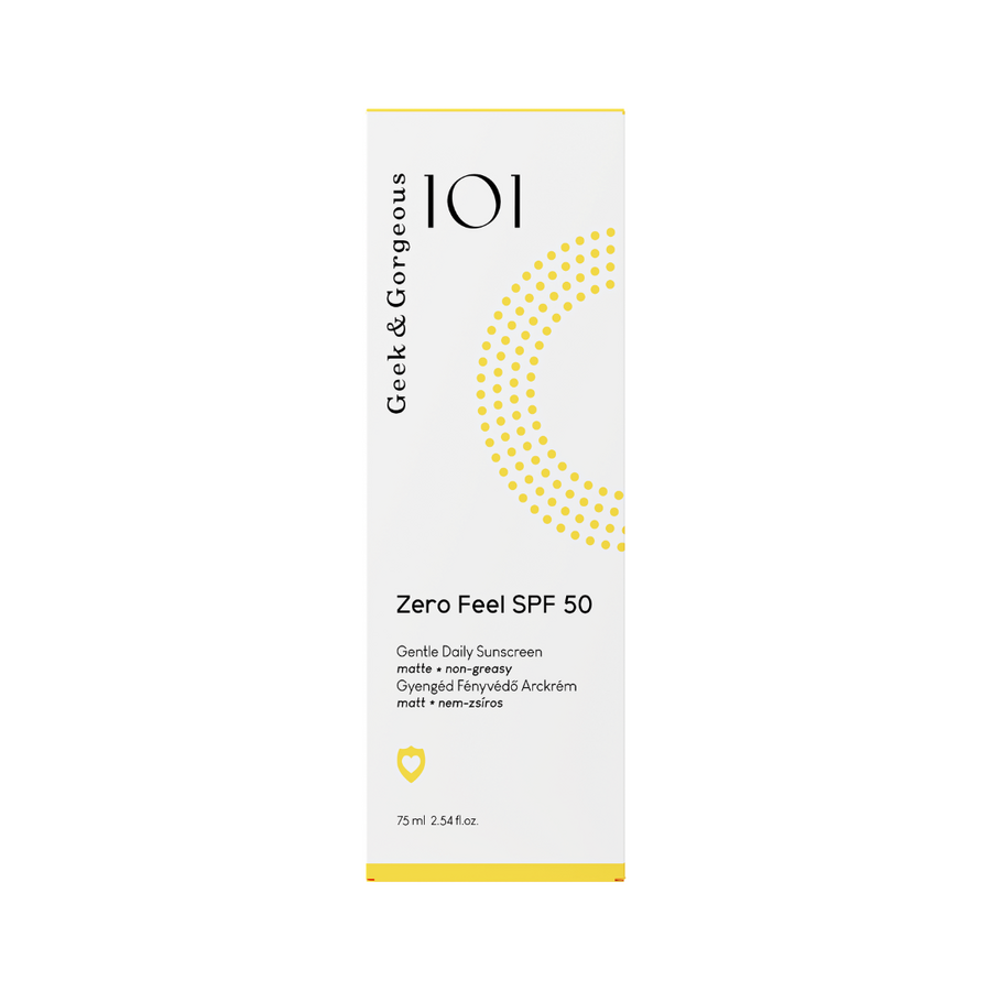 Crema de fata cu SPF 50 Zero Feel, 75 ml, Geek & Gorgeous : Farmacia ...
