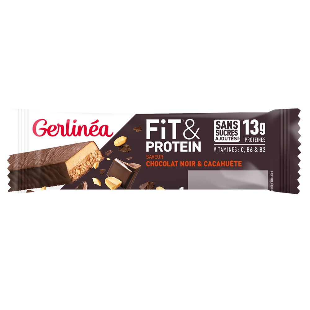 Baton proteic cu ciocolata si alune Fit & Protein, 45 g, Ge : Farmacia ...