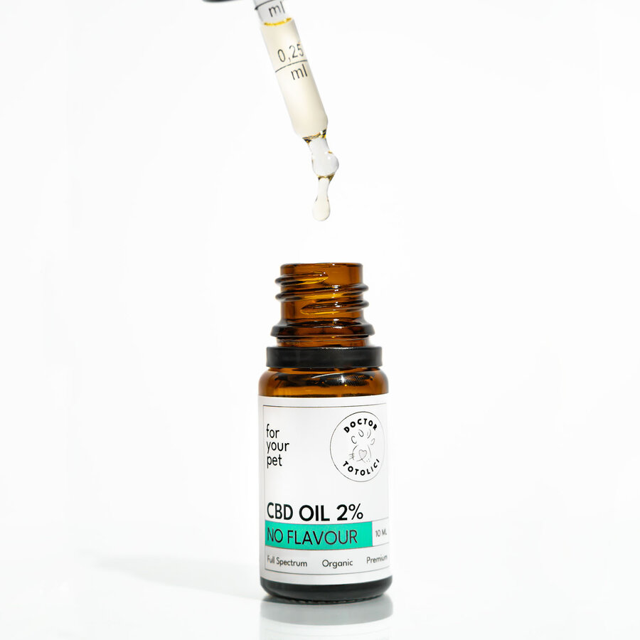 Ulei de canepa 2% pentru caini si pisici fara aroma, 10 ml, : Farmacia ...
