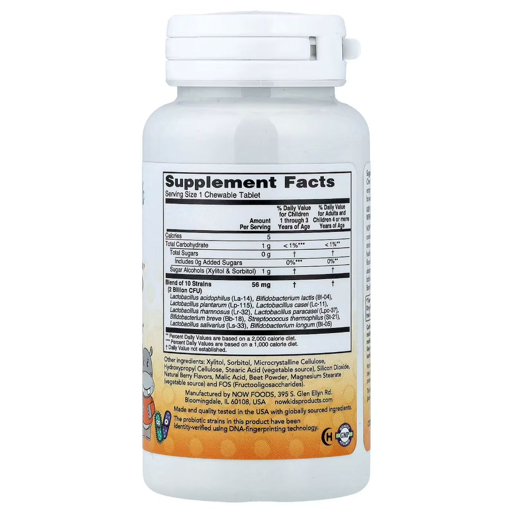 Probiotice pentru copii si adulti BerryDophilus, 60 tablete : Farmacia ...