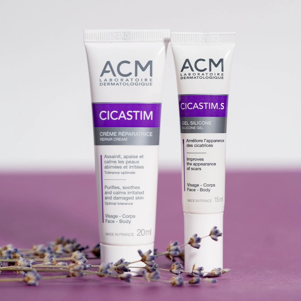 Crema reparatoare cicatrizanta Cicastim, 20 ml, Acm : Farmacia Tei online