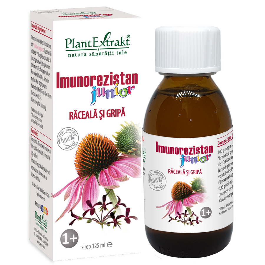 Imunorezistan Junior, 125 ml, Plant Extrakt : Farmacia Tei online