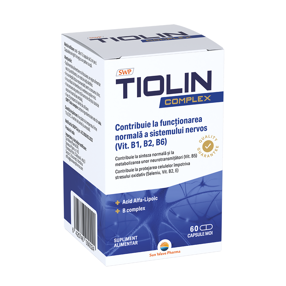 Tiolin Complex, 60 capsule, Sun Wave Pharma : Farmacia Tei online