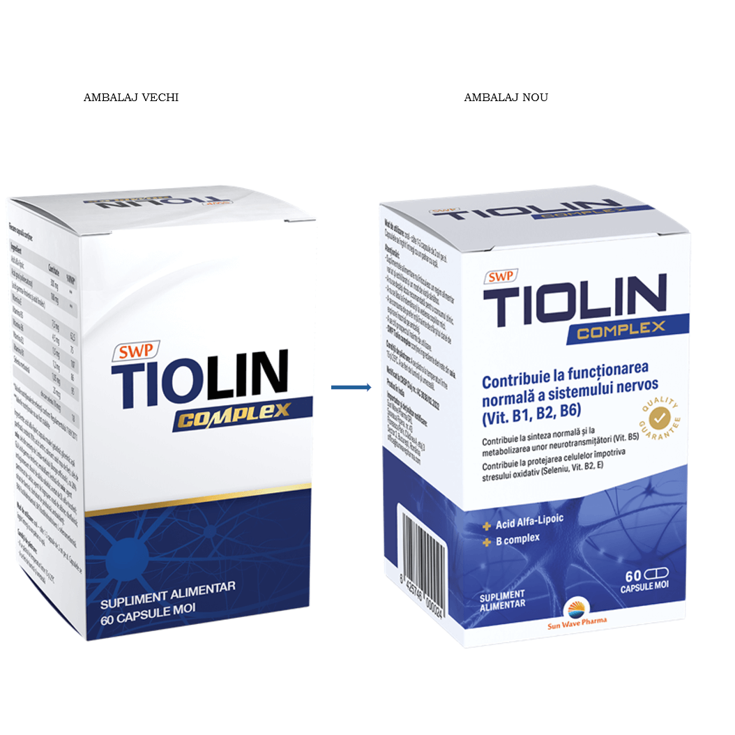 Tiolin Complex, 60 capsule, Sun Wave Pharma : Farmacia Tei online