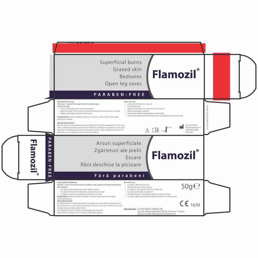 Flamozil, 50 g, Lab Oystershell : Farmacia Tei online