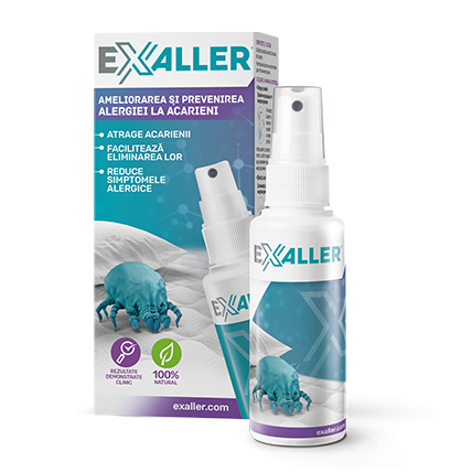 Spray impotriva acarienilor ExAller, 150 ml, Ewopharma : Farmacia Tei ...