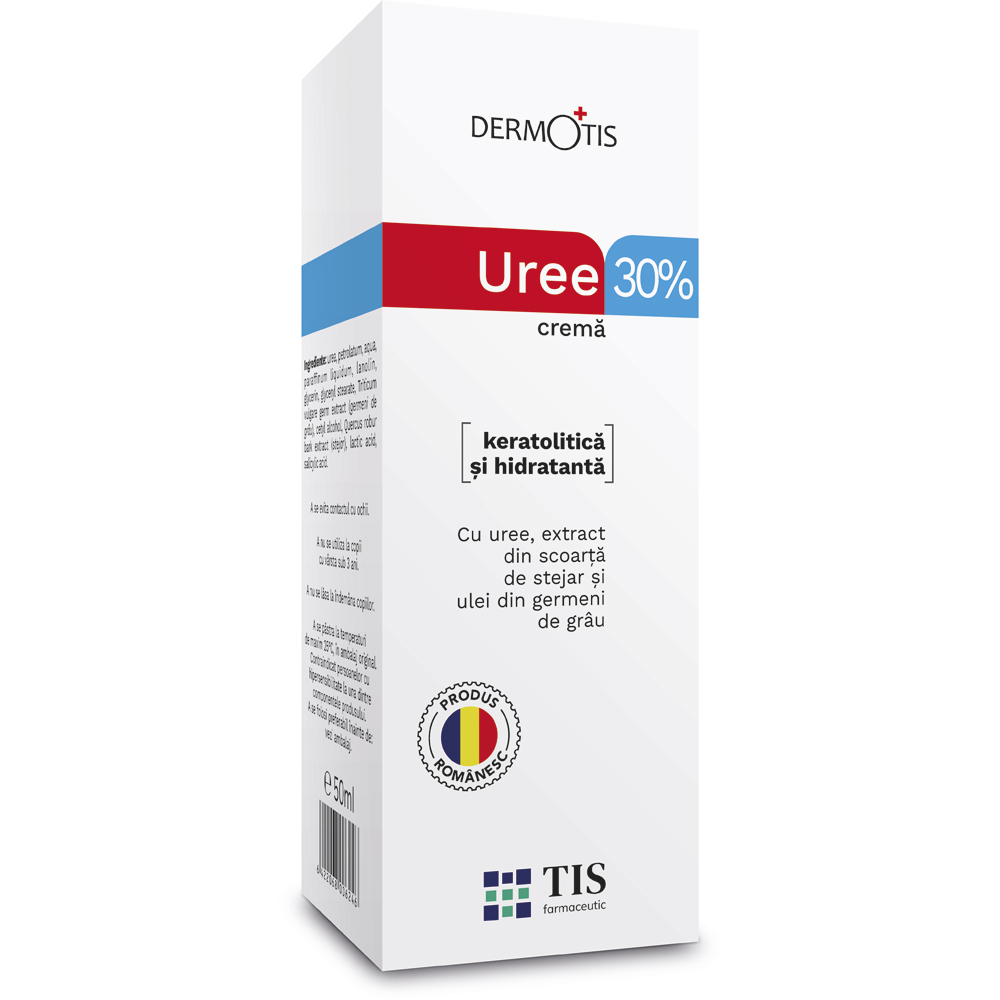 Crema cu Uree 30% DermoTis, 50 ml, Tis Farmaceutic : Farmacia Tei online