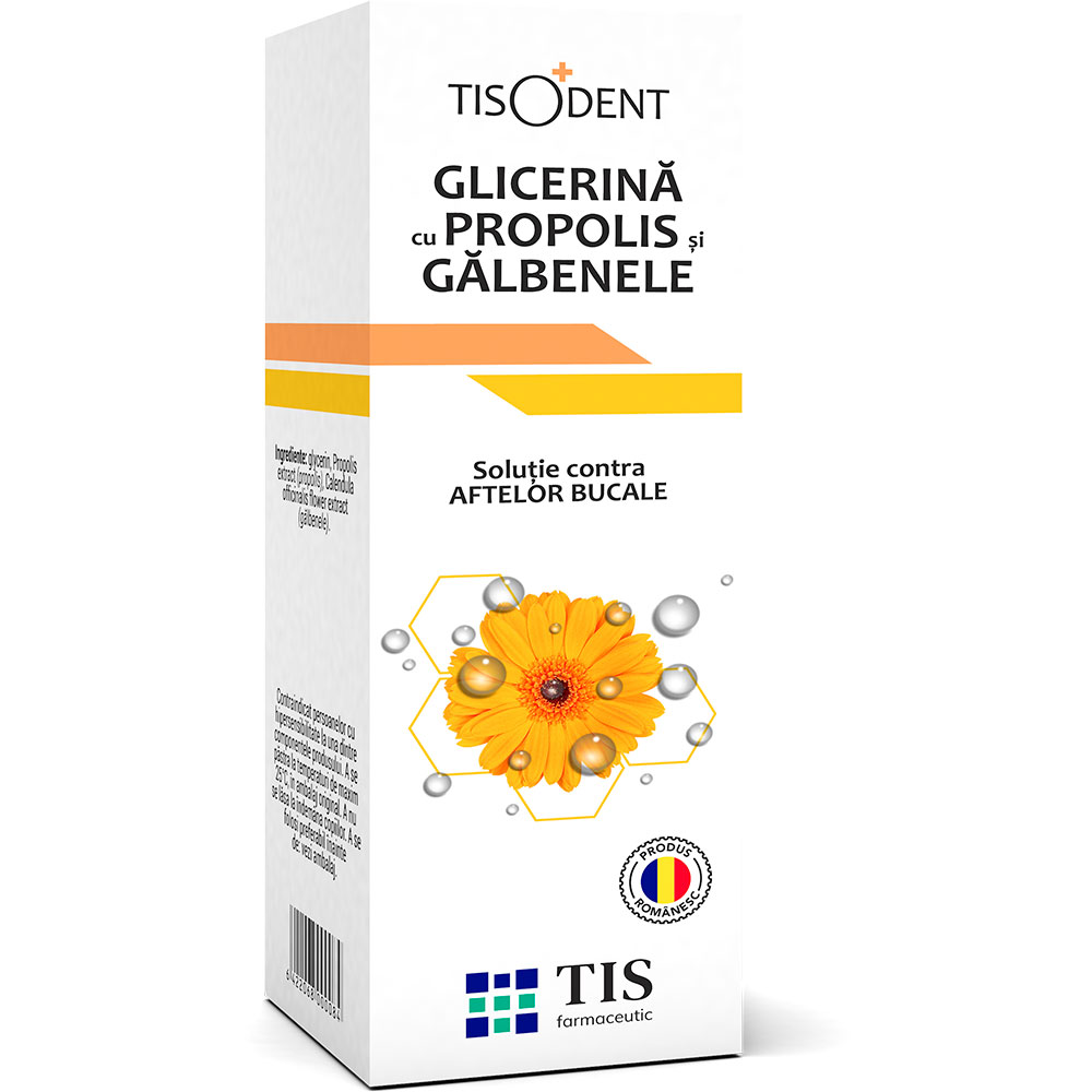 Gel cu salvie si propolis Tisodent, 20 ml, Tis Farmaceutic : Farmacia ...