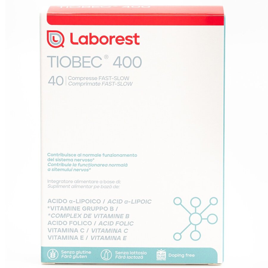 Tiobec 400, 40 comprimate, Laborest Italia : Farmacia Tei online