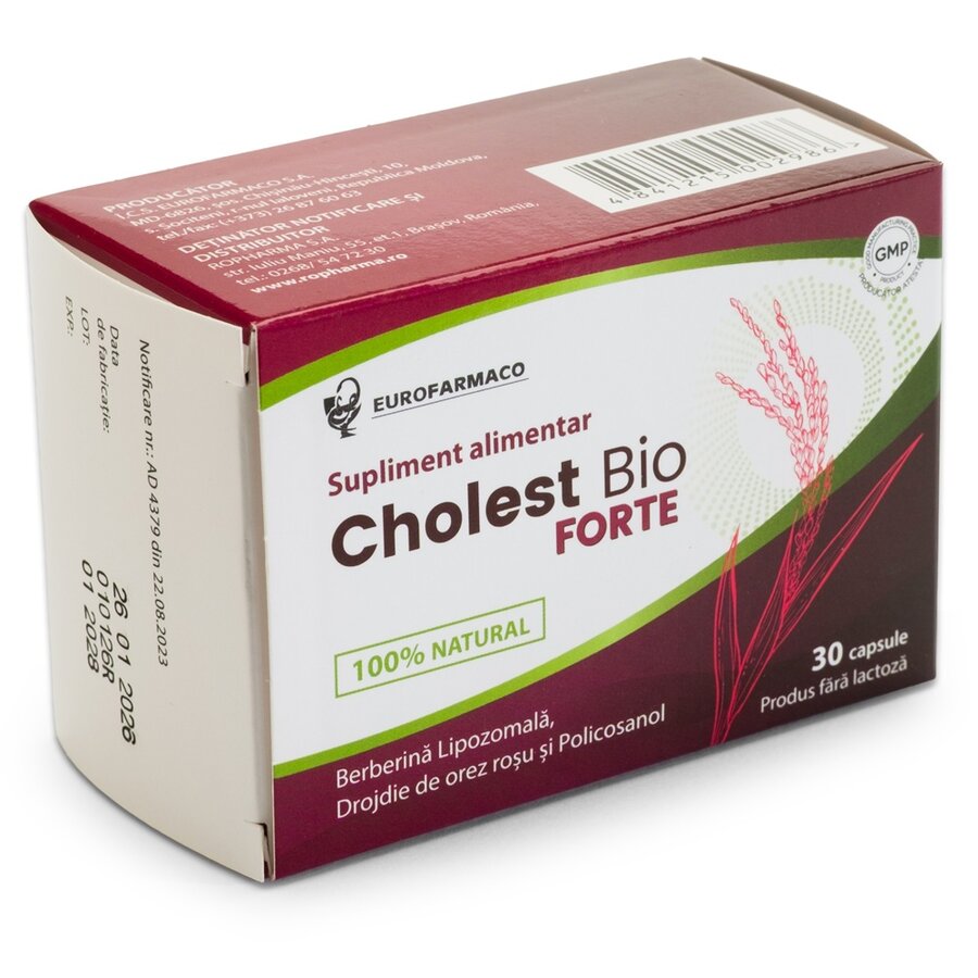 Cholest Bio Forte, 30 capsule, Eurofarmaco : Farmacia Tei online