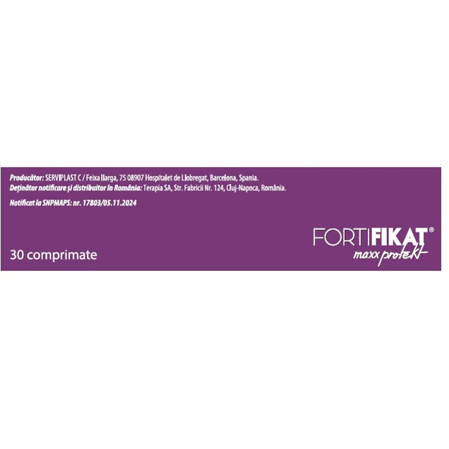 Fortifikat Max Protekt, 30 comprimate, Terapia : Farmacia Tei online