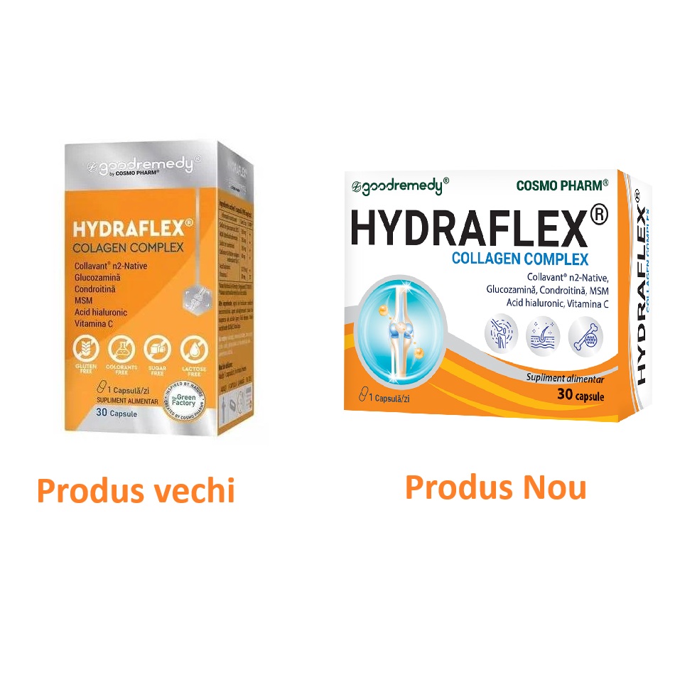 Hydraflex Colagen Complex, 30 capsule, Cosmo Pharm : Farmacia Tei online