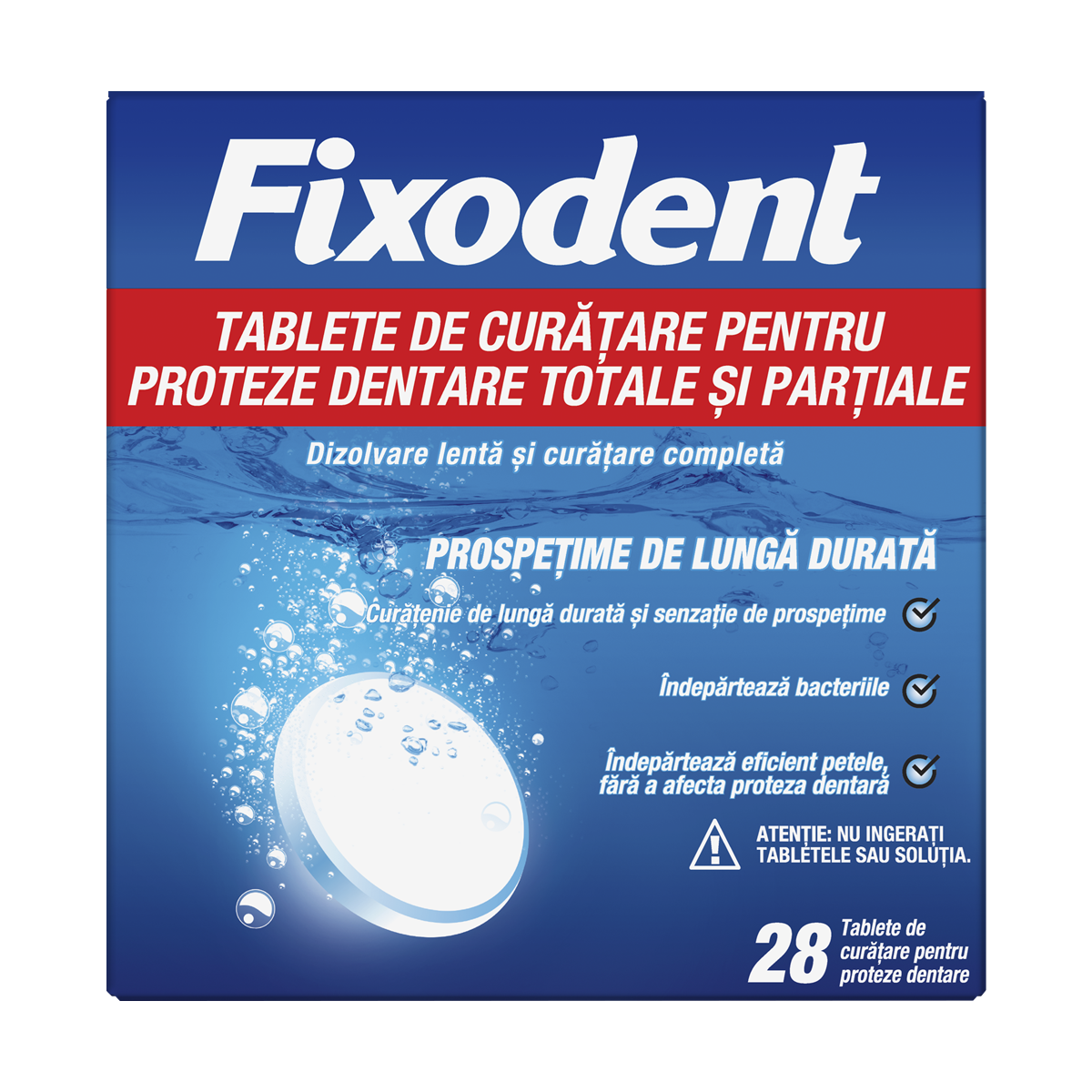 Fixodent - Gama completa creme adezive proteza : Farmacia Tei online