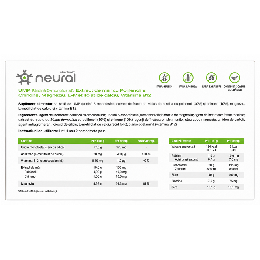Neural Plactive, 20 tablete, Opko Health : Farmacia Tei online