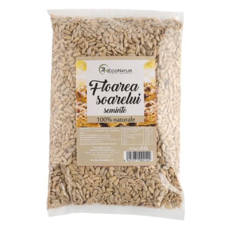 Seminte floarea soarelui, 500 g, Econatur : Farmacia Tei online