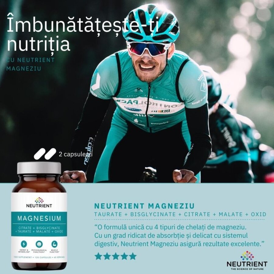 Magnesium citrat + bisglycinat + taurat + malat + oxid, 120 : Farmacia ...