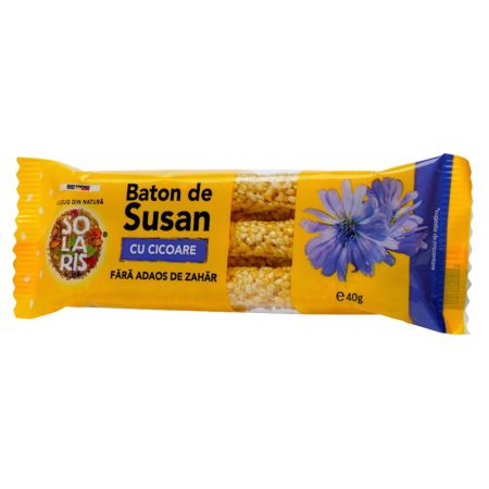 Baton de susan cu cicoare, 40 g, Solaris : Farmacia Tei online