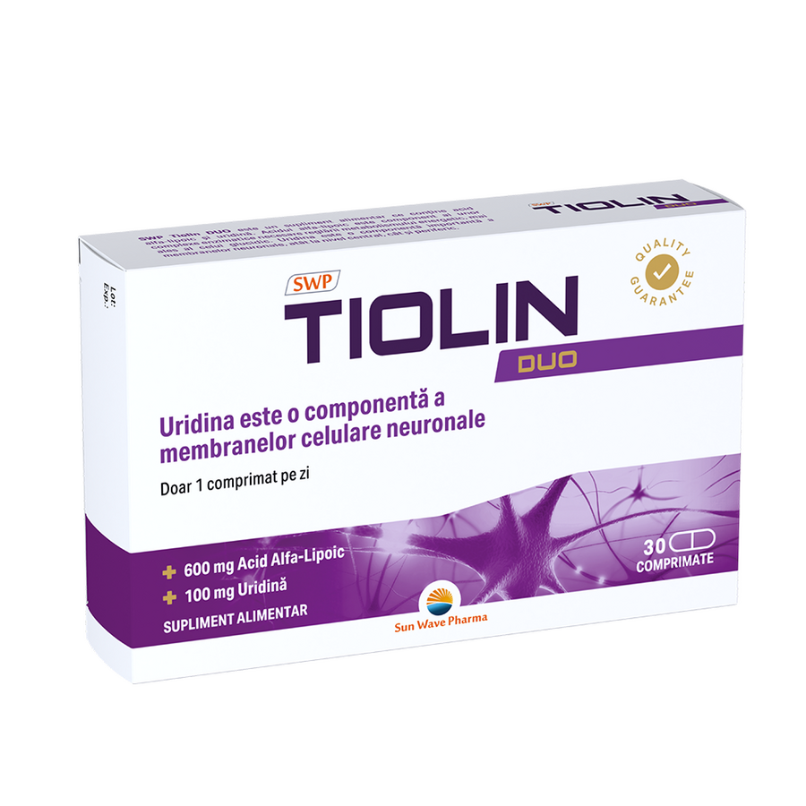 Tiolin DUO, 30 comprimate, Sun Wave Pharma : Farmacia Tei online