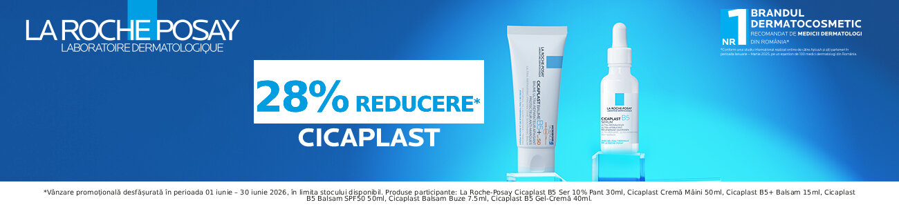 La Roche-Posay Cicaplast 28% Reducere Iunie : Farmacia Tei online