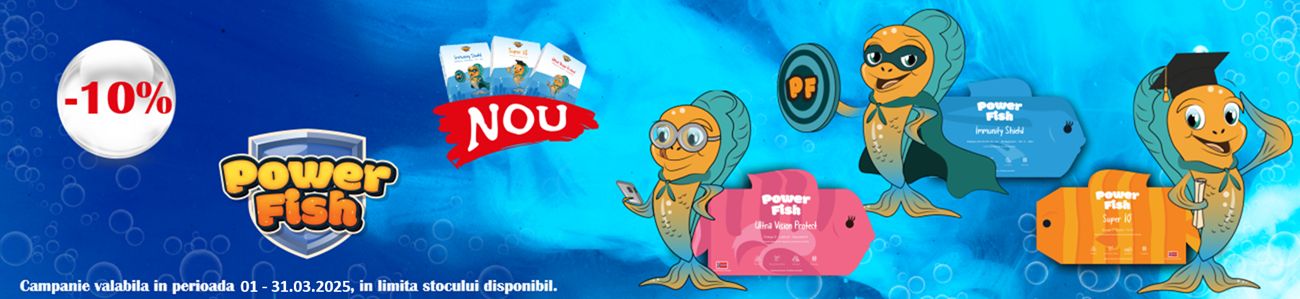 Power Fish 10% Reducere Martie : Farmacia Tei online