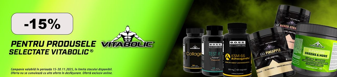 Vitabolic 15% Reducere Noiembrie Exclusiv Online : Farmacia Tei online